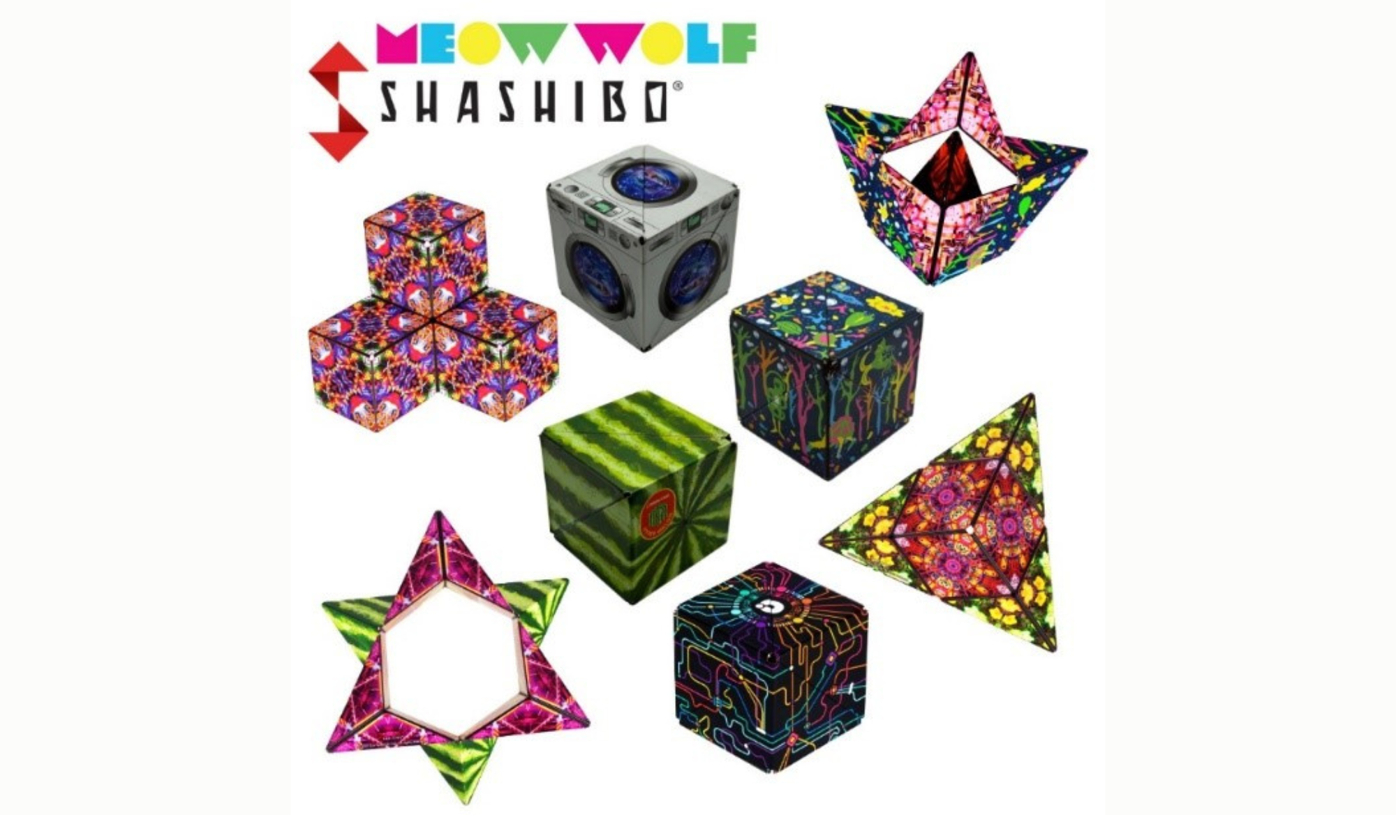Fun in Motion Toys Launches Meow Wolf Shashibo Collection